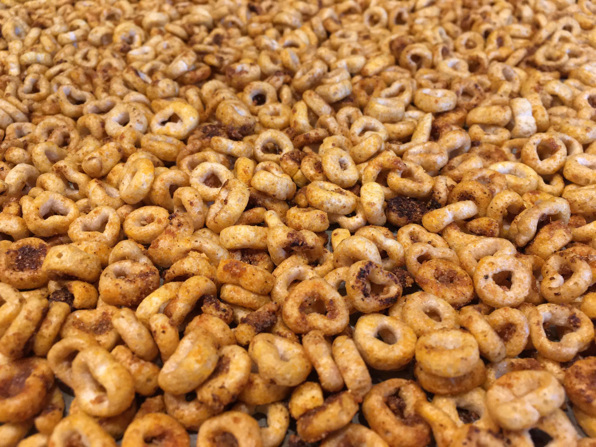 Spiced Hot Buttered Cheerios